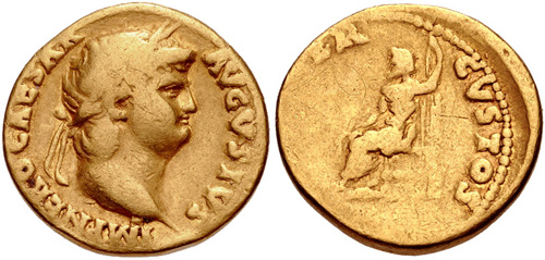 CNG: eAuction 246. Nero. AD 54-68. AV Aureus (18mm, 7.05 g, 6h). Rome ...