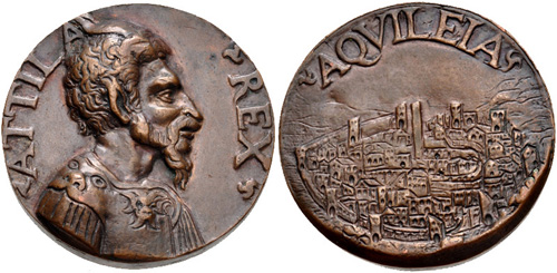 CNG: eAuction 287. ITALY, Renaissance fantasy medals. Attila the Hun ...