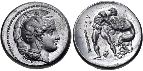 CNG: eAuction 295. Carl Wilhelm Becker. 1772-1830. Imitating Herakleia ...