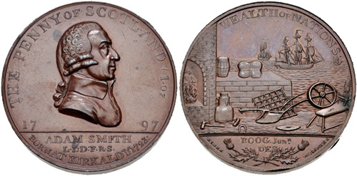 CNG: eAuction 363. TRADE TOKENS–SCOTLAND, Fifeshire. Kirkcaldy. Adam ...