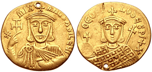 CNG: eAuction 374. Michael II the Amorian, with Theophilus. 820-829. AV ...