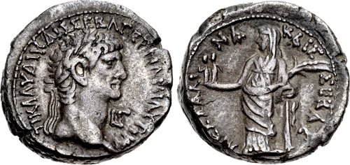 CNG: The Coin Shop. EGYPT, Alexandria. Claudius, with Messalina. AD 41 ...