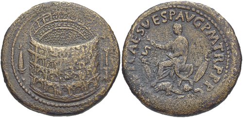 CNG: The Coin Shop. Titus. AD 79-81. Æ Sestertius (34mm, 24.35 g, 6h ...